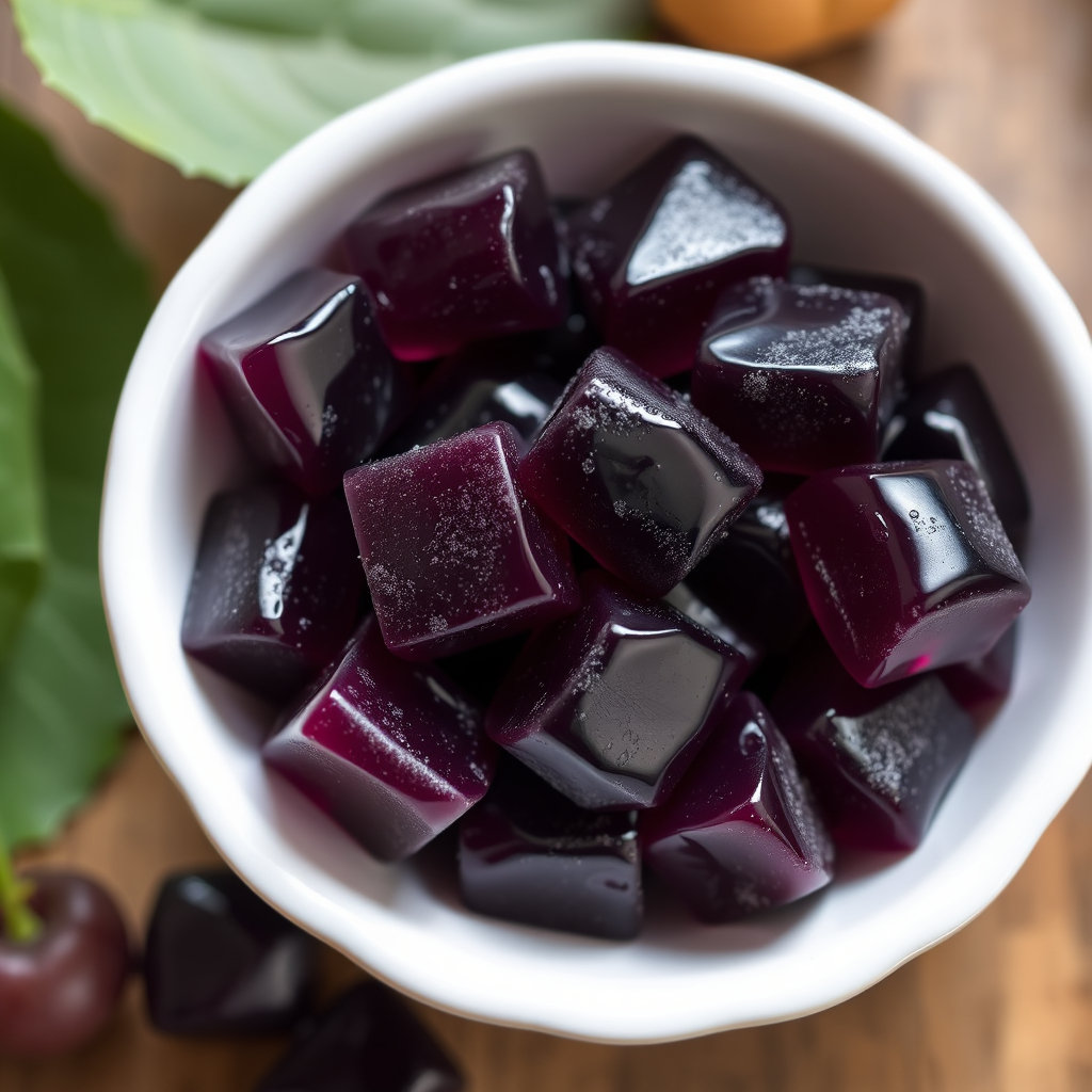 Vegan Elderberry Gummies Recipe with Agar Agar | Popple Tree Creek Farms