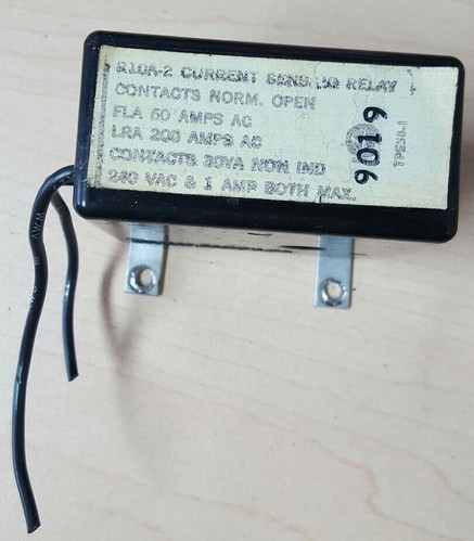 R10A-2 Johnson Controls Current Sensing Relay, 60 FLA, 30-240 VA ...