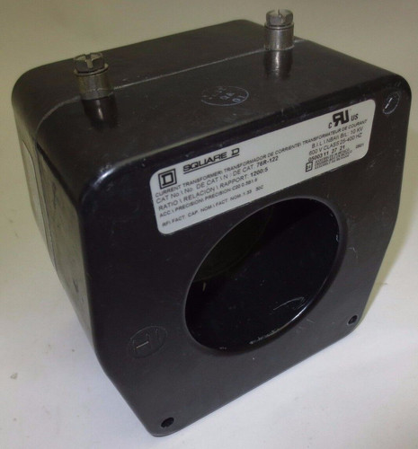 SQUARE D 76R-122 CURRENT TRANSFORMER - RATIO = 1200:5 - 10kV - 600V NEW ...