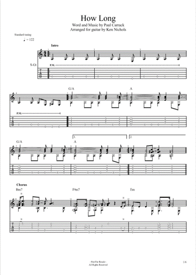 "How Long" - Paul Carrack & Ace