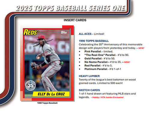 #18 - 2025 Topps Series 1 Jumbo Case 6x Box PYT - Pick Your Team Break ...