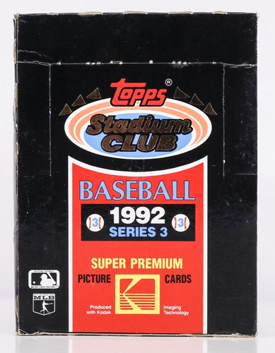 1992 Topps Stadium Club Series 3 Hobby Box/Packs | ACW Sports Cards