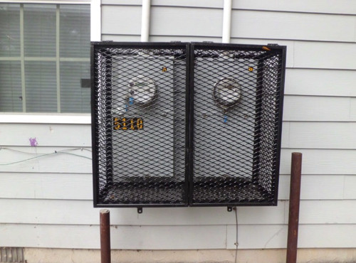 Utility Meter Cages | accageman2