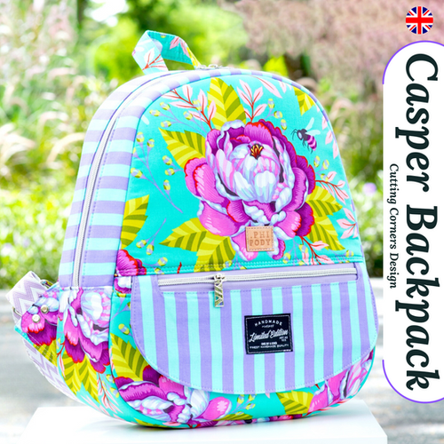 Casper Backpack (English Pattern) | Cutting Corners Desi