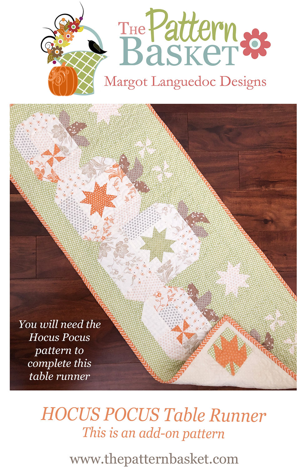 Hocus Pocus Table Runner (Add-On) PDF | The Pattern Basket