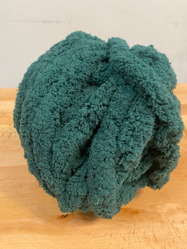 Hunter Green Chunky Chenille Yarn | The Hive Workshops