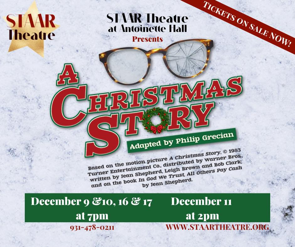 A Christmas Story - Presented by STAAR Theatre | Experience Tennessee