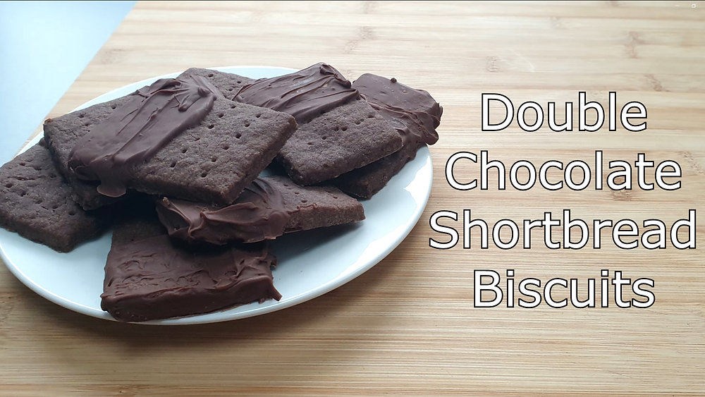 How to make Double Chocolate Shortbread Biscuits