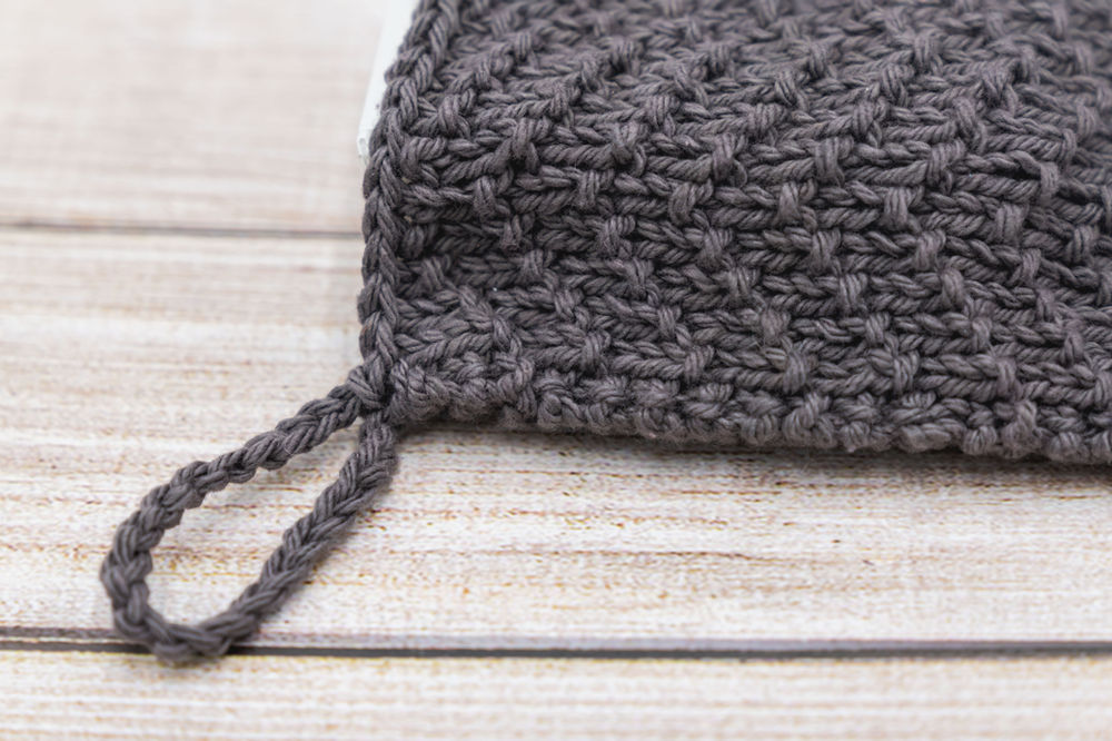 Soap Sack Knitting Pattern: Chevron Stitch