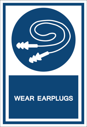 Wear Earplug sign | Signageinfra
