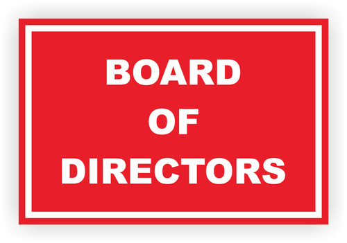 INSTITUTIONAL-SIGN-BOARD OF DIRECTORS | Signageinfra