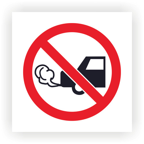 Prohibition Sign about Do Not Engine Switch on | Signageinfra