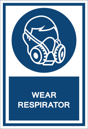 Wear Respirator sign | Signageinfra