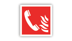 Fire Safety Sign, Digital Vinyl, Fire Emergency Call Sign, Safety Signs ...