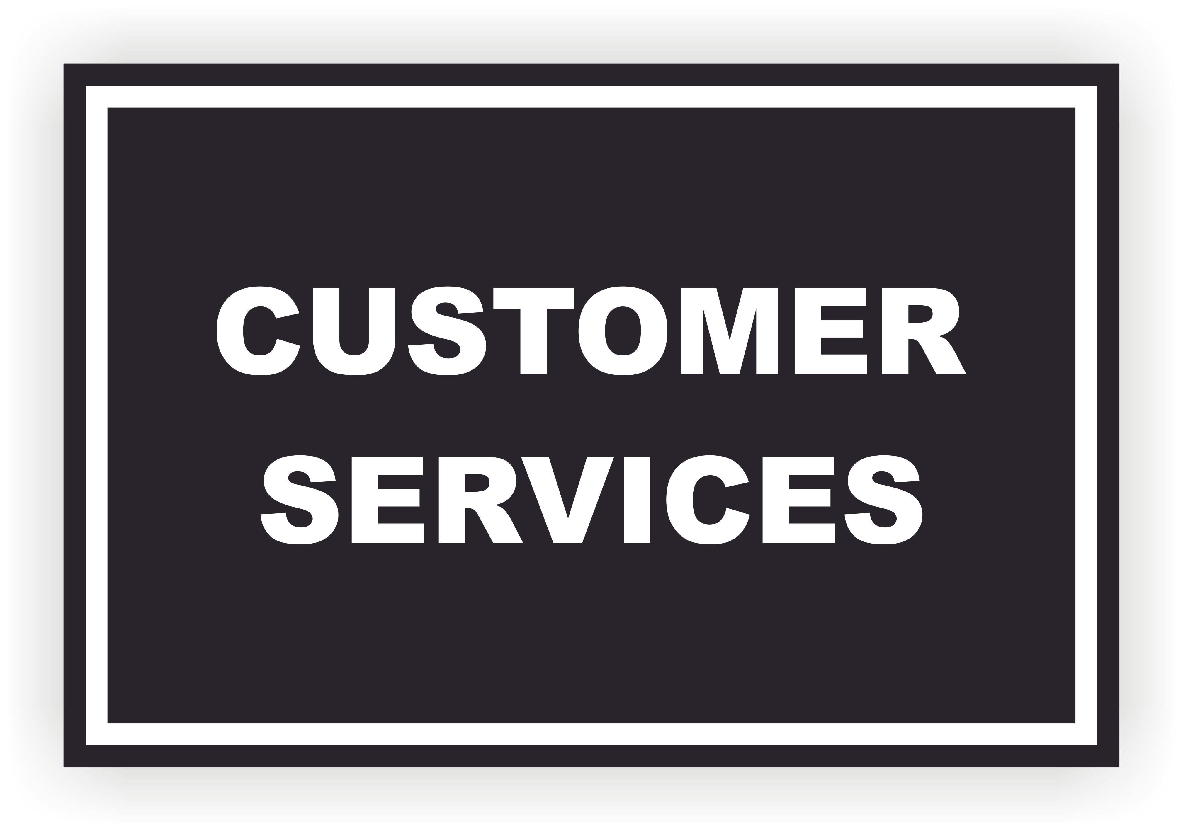 institutional-sign-customer-services
