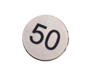 High-Quality 30mm Round Numbered Discs for Clubs, Tables, and Lockers