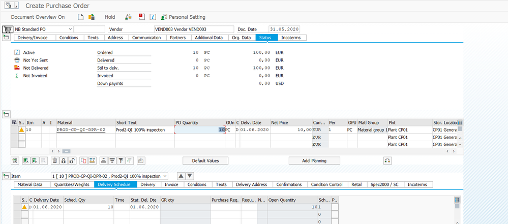 SAP EWM QM Integration with DMR, SKIP lot and Workflow