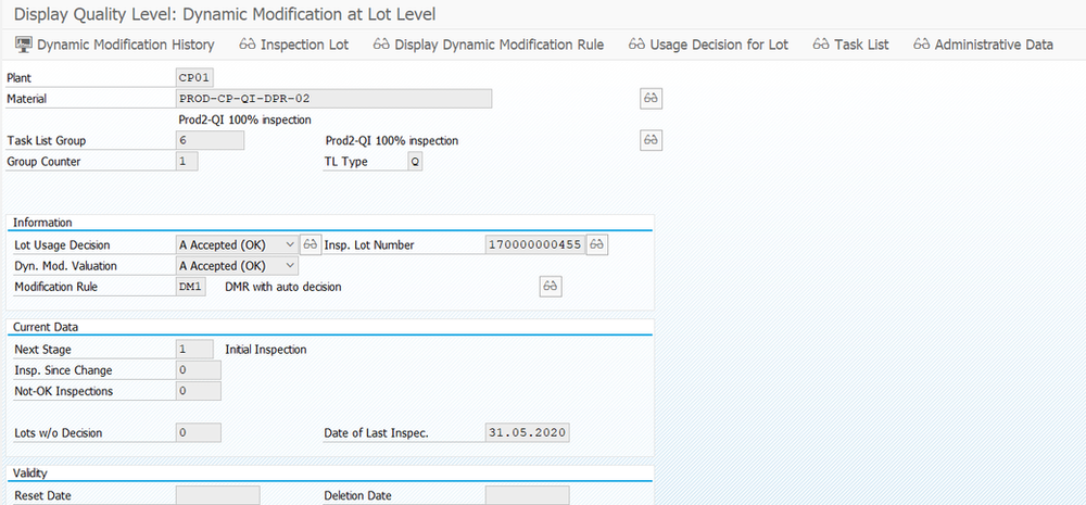 SAP EWM QM Integration with DMR, SKIP lot and Workflow