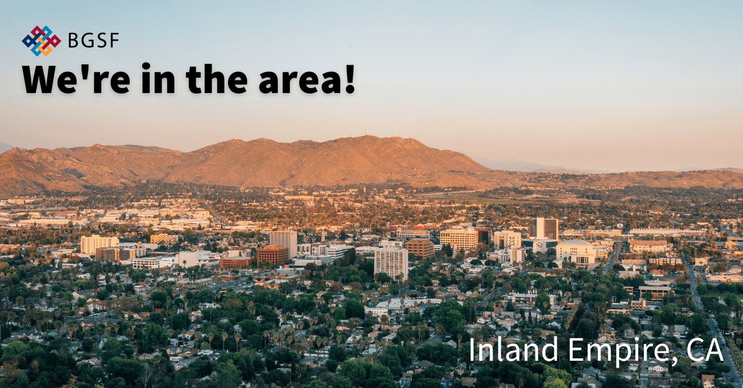 We’re in Inland Empire!