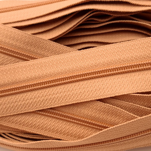 YKK #4.5 Nylon Zipper Chain Camel Colour 895 | Zippers On The Roll