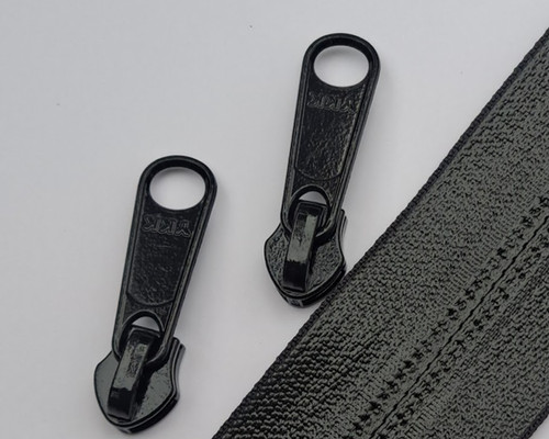 YKK #5 Reverse Slider to Suit YKK #5 Nylon Coil Zipper Tape 580 Black ...