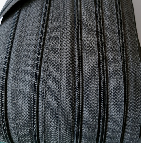 YKK #4.5 Nylon Zipper chain Gunmetal colour 076 | Zippers On The Roll