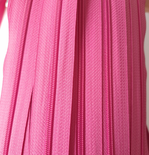 YKK #4.5 Nylon Zipper chain Raspberry colour 312 | Zippers On The Roll