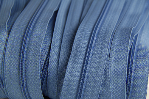 YKK #4.5 Nylon Zipper Chain Astro Blue colour 837 | Zippers On The Roll