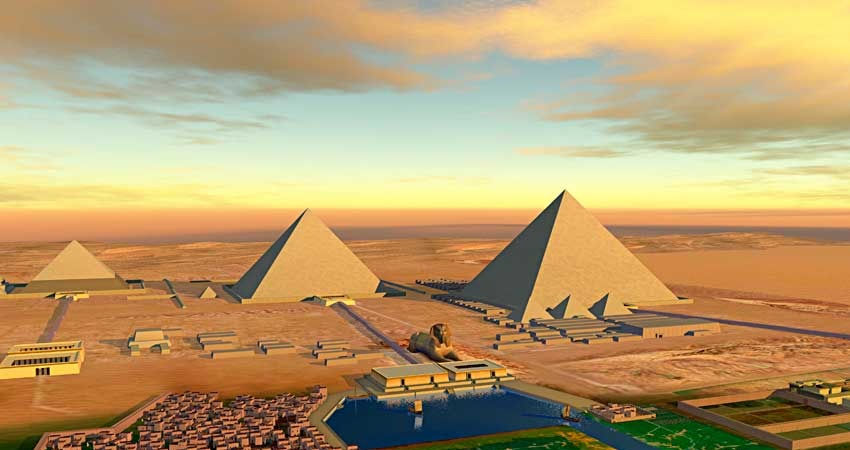 Virtual Tour to the Pyramids of Giza with Egyptology Travel