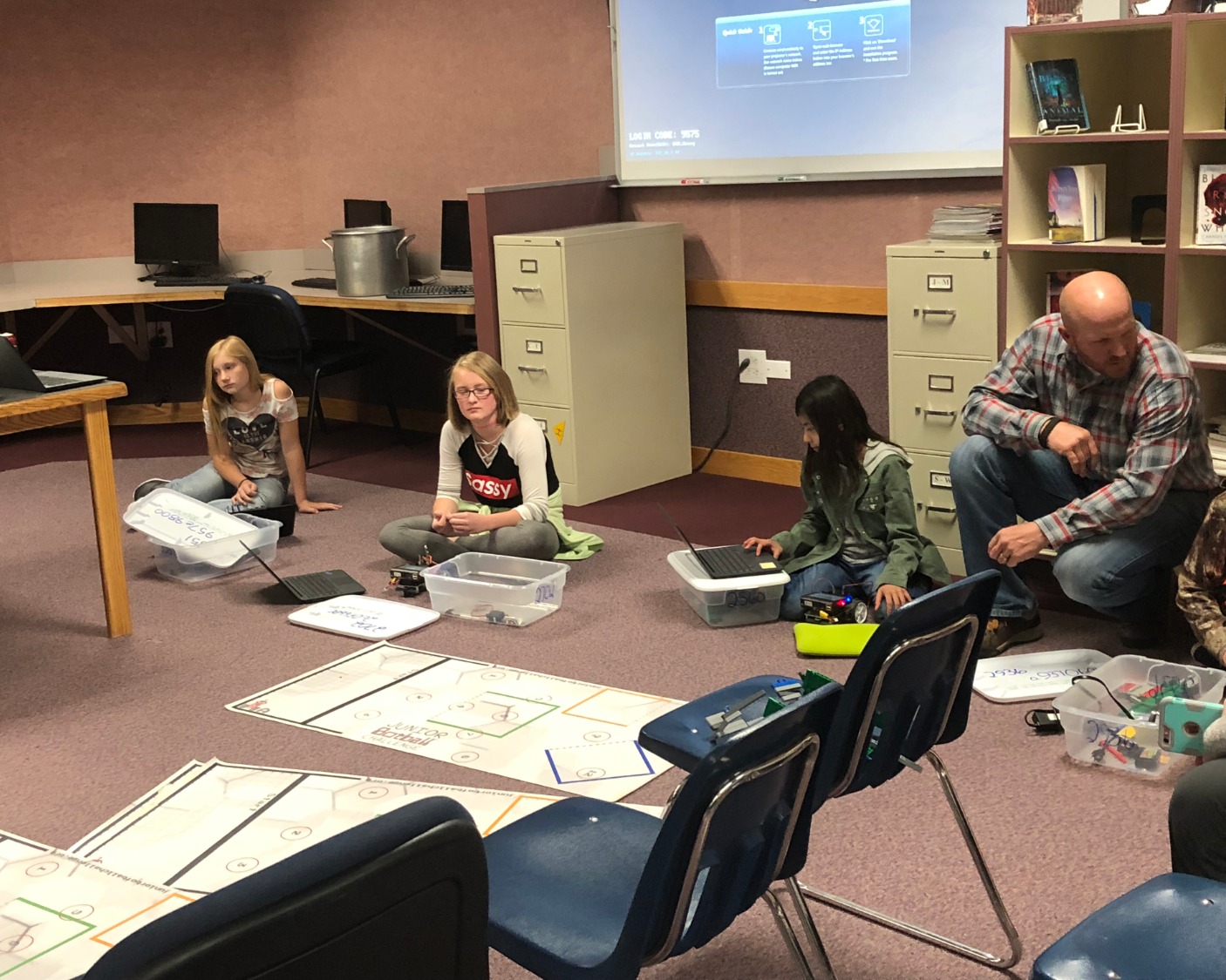 Robotics Lesson for School Board