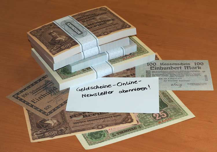 Neue Geldschein-Notizblöcke für Sammler!