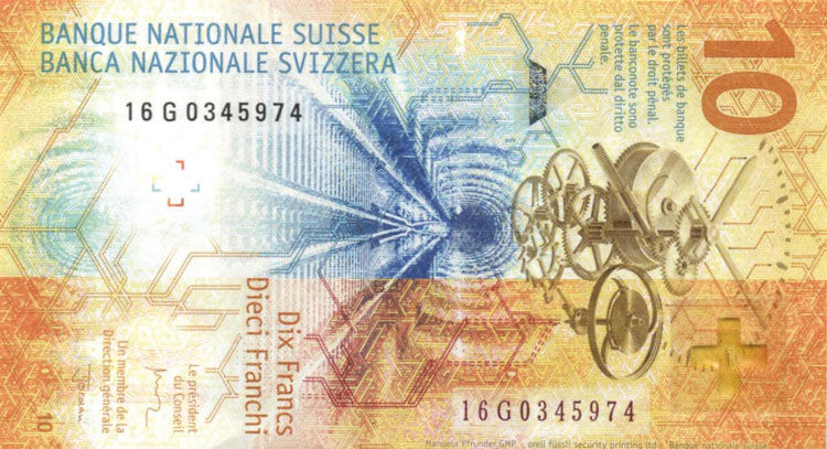 Schweiz: Neue 10-Franken-Note ist im Umlauf