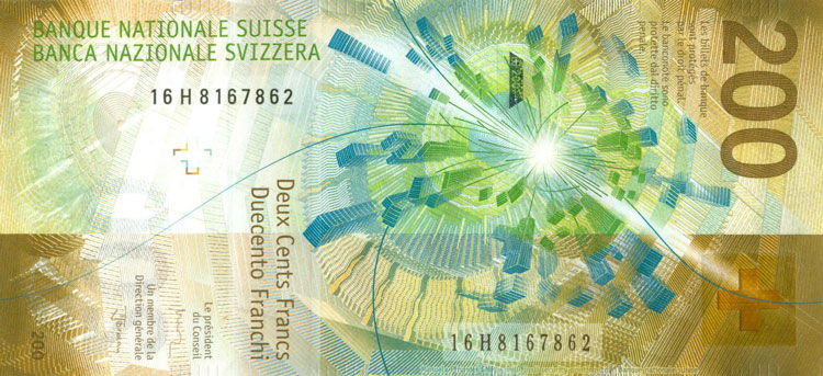 Schweiz – Neue 200-Franken-Banknote ausgegeben!