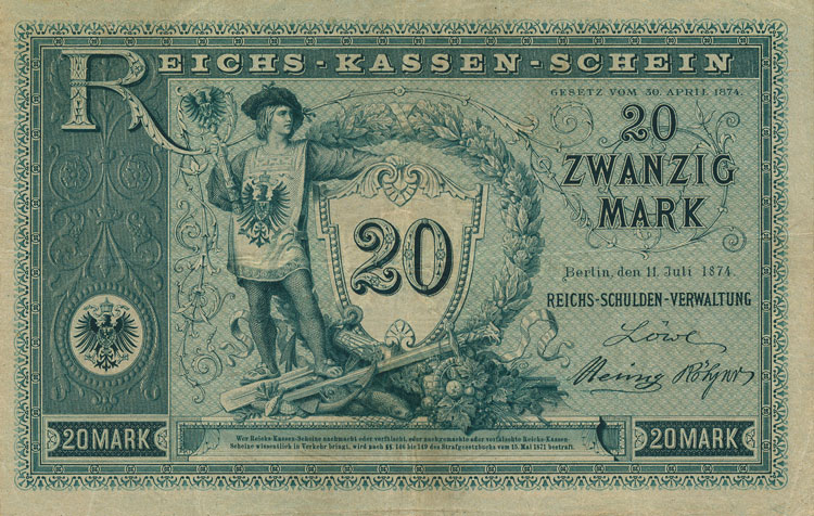 Papiergeld im deutschen Kaiserreich 1871 bis 1918