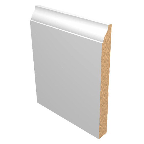 Baseboard 618 MDF 9/16-in x 5-1/4-in x 1/2-in x 16-ft | laminatefloorsmiami