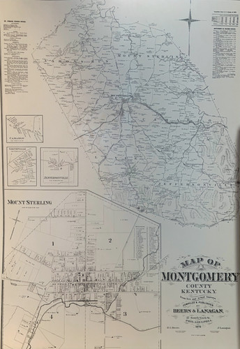 Montgomery County Map - Black & White | mchmky2