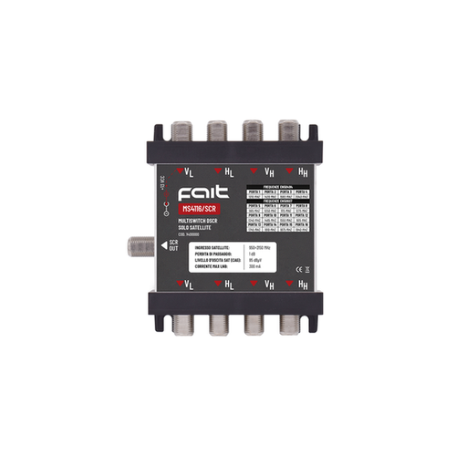MS4116/SCR - Multiswitch DSCR satellite | FAIT srl
