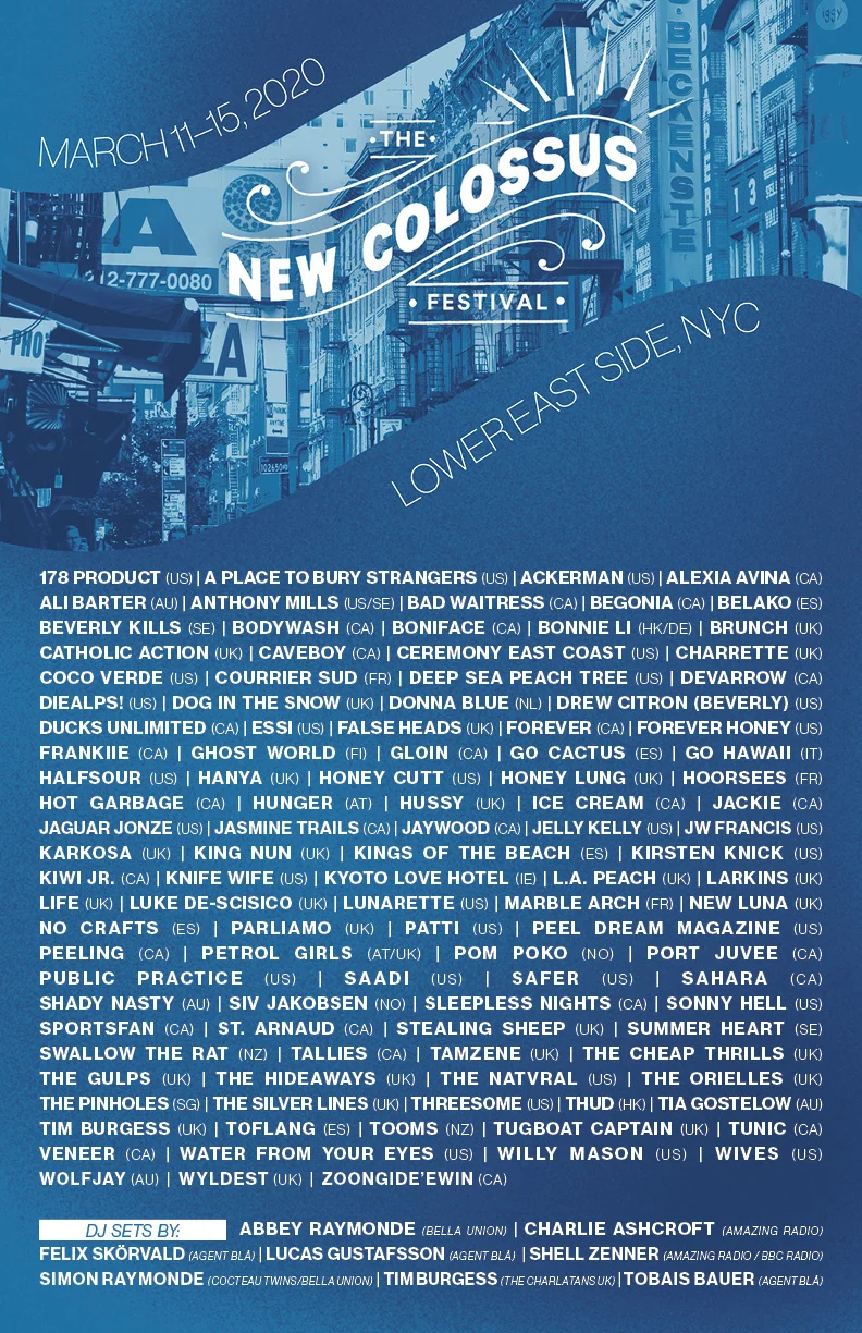 PAST LINEUPS | The New Colossus
