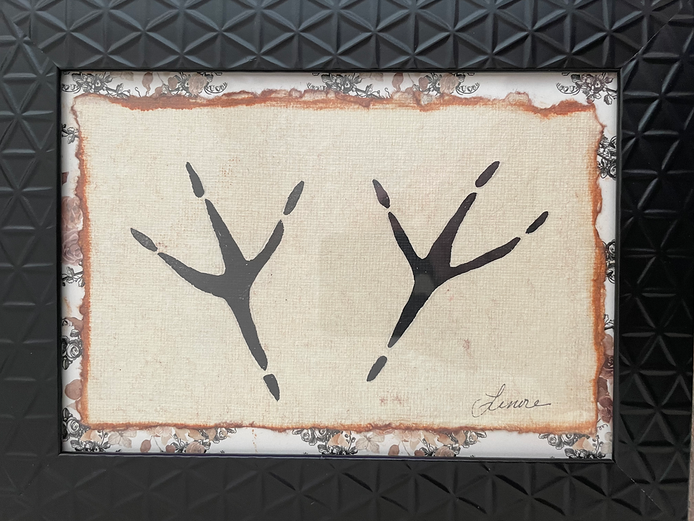 "Crow Footprint". Original Art | faebella