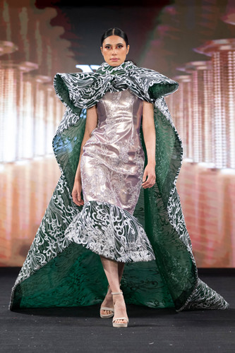 Empress Eclipse Gown & Cape Set | Danny Nguyen Couture