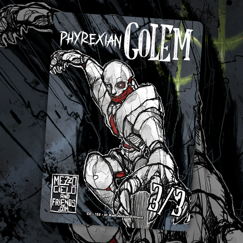Phyrexian Golem 3/3 // The Hollow Sentinel | Mezzocielo&Friends