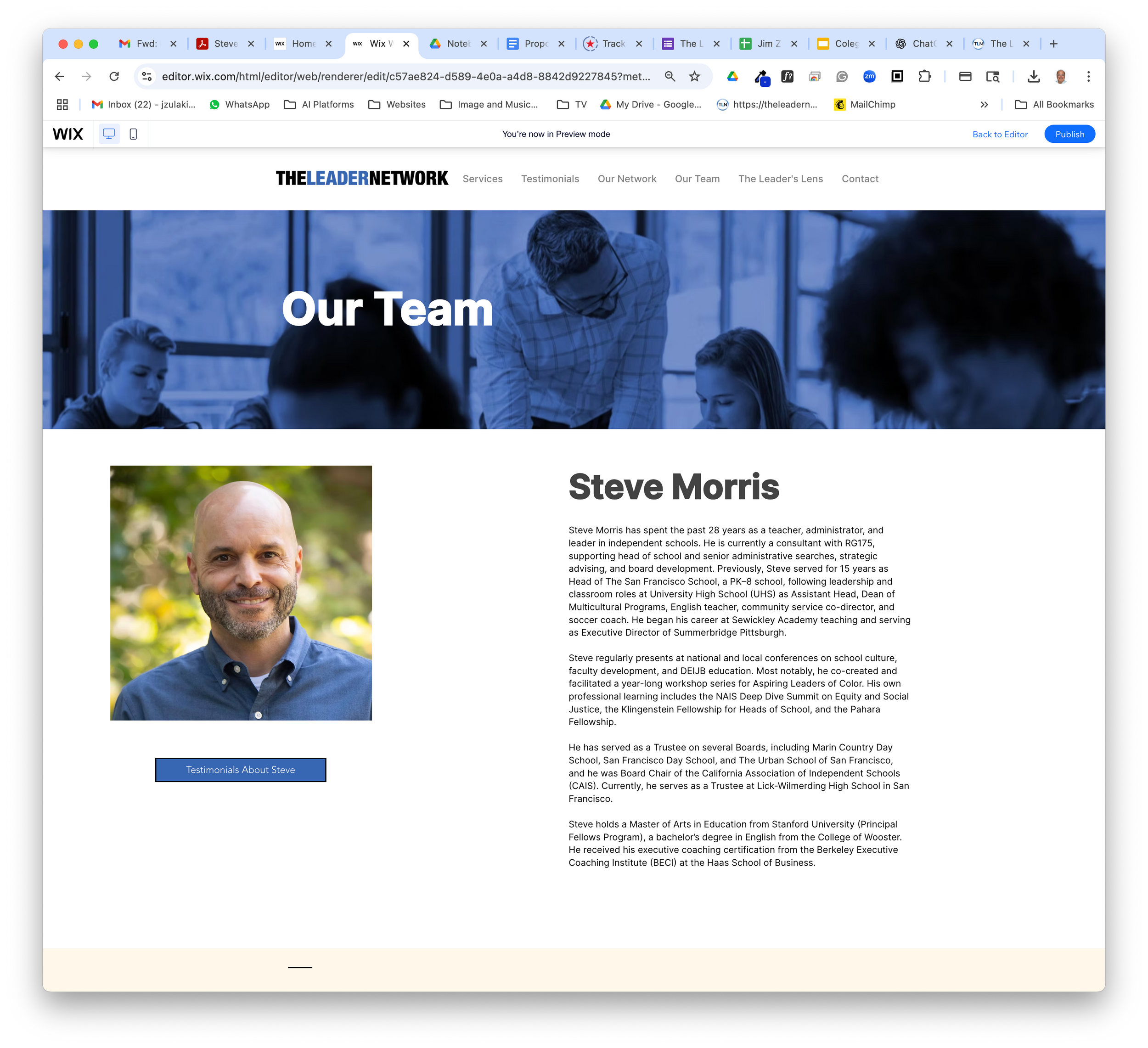 Steve Morris | TheLeaderNetwork