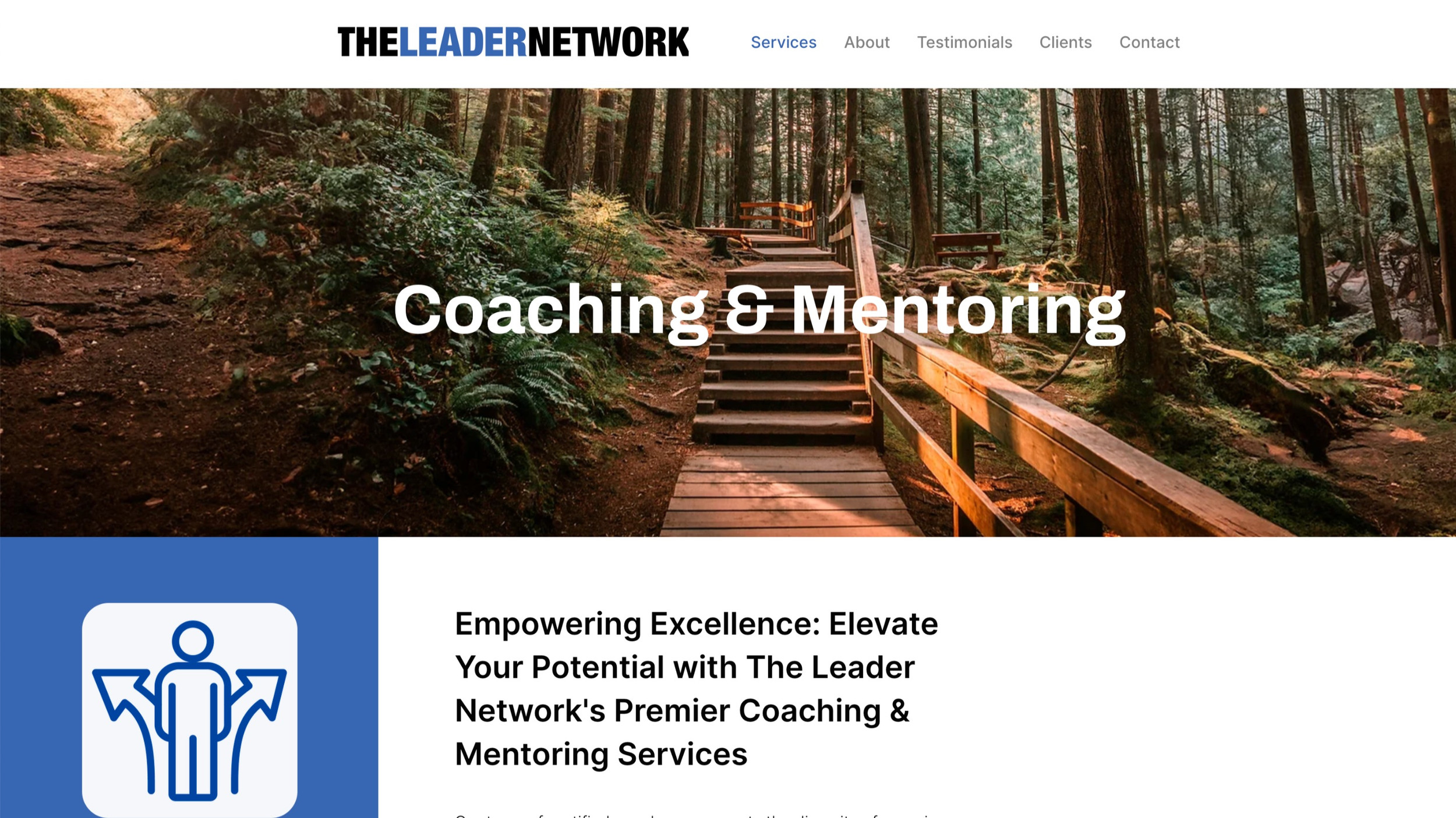Executive Coaching and Mentoring | Services | The Leader Network