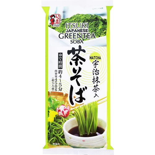 Japanese Style green tea matcha Noodles - Itsuki Inaka Cha Soba | Ginza ...