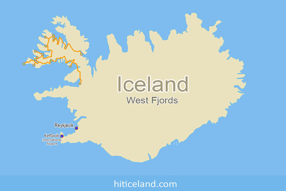 West Fjords road trip in Iceland is the perfect scenic drive