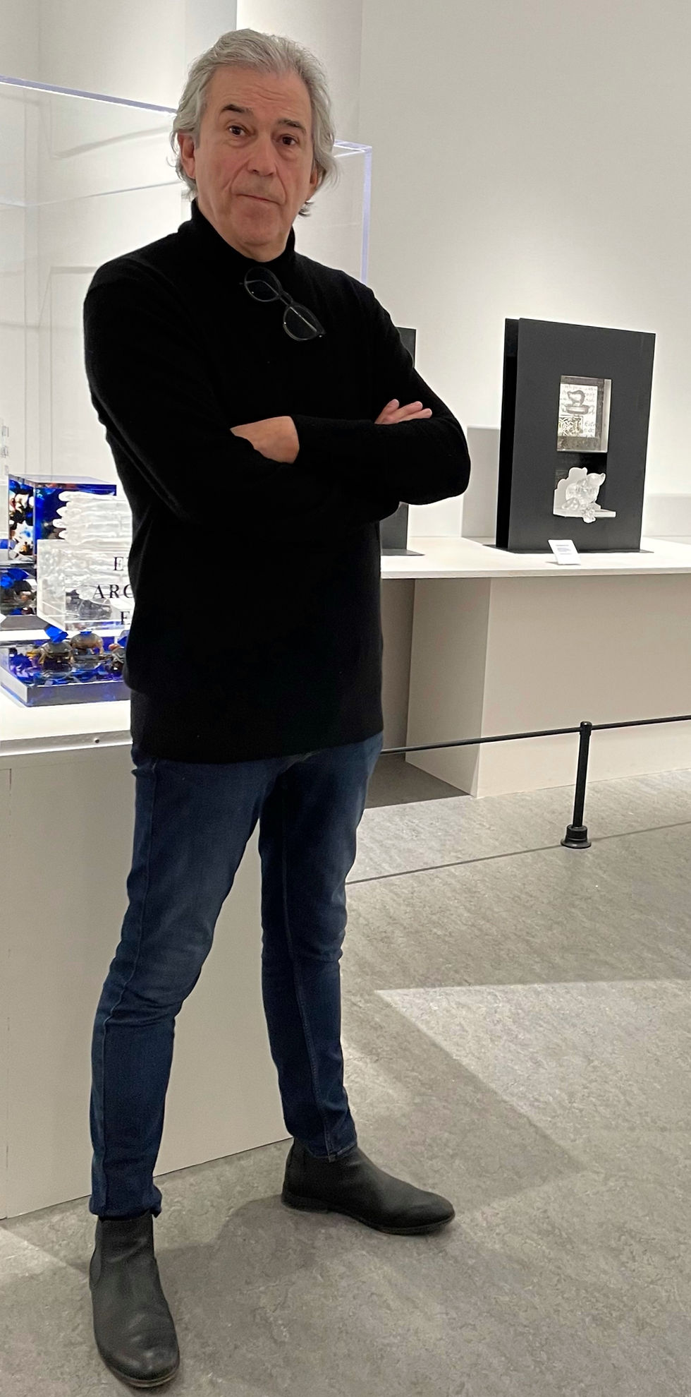 Antoine Leperlier au musée François Décorchemont : du verre surgit le temps