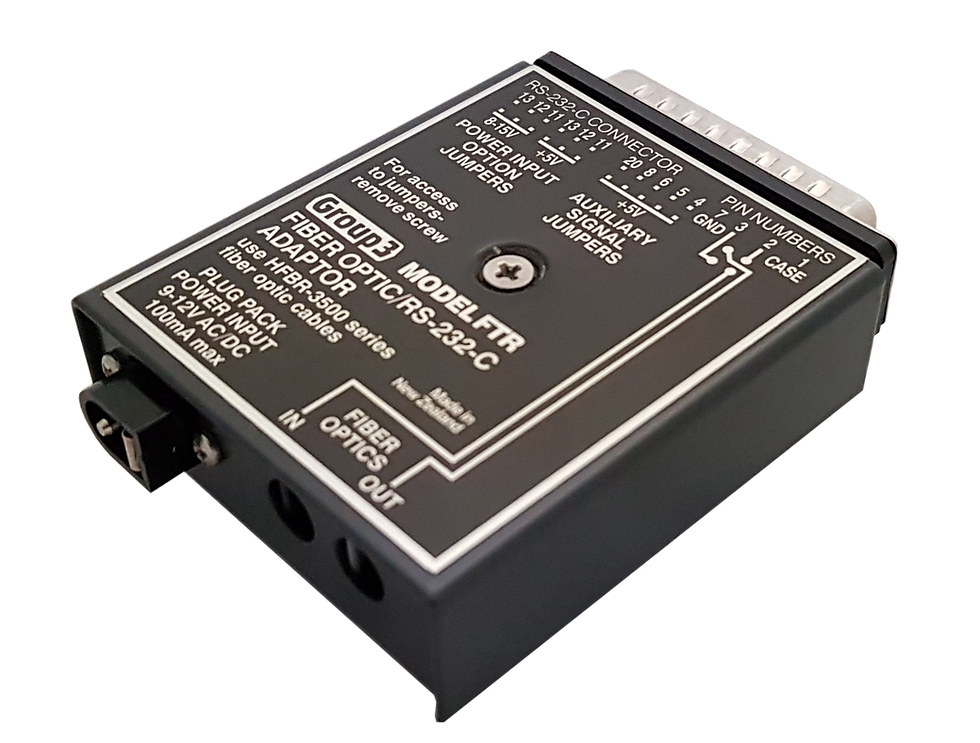 FTR, Fibre Optic to RS232 Serial Adapter | G3 Magnetics