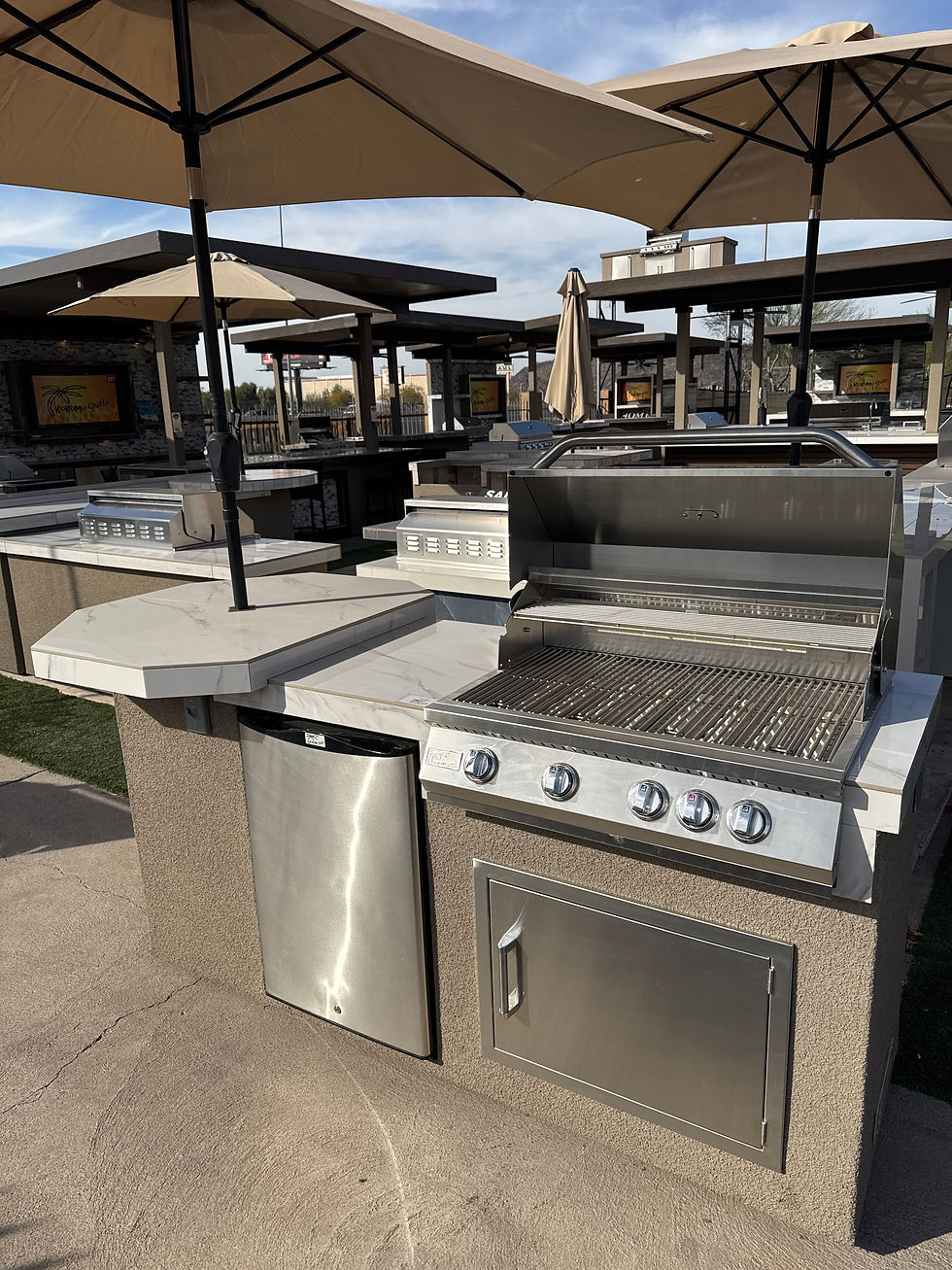 Outdoor Kitchen Montego Model BBQ Island BBQ Grill | KoKoMo Grills