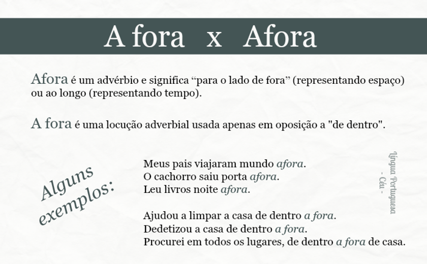 A fora / Afora