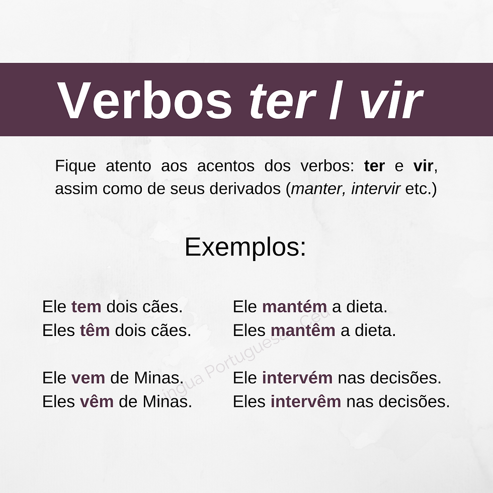 Verbos Ter Vir verbos-ter-vir